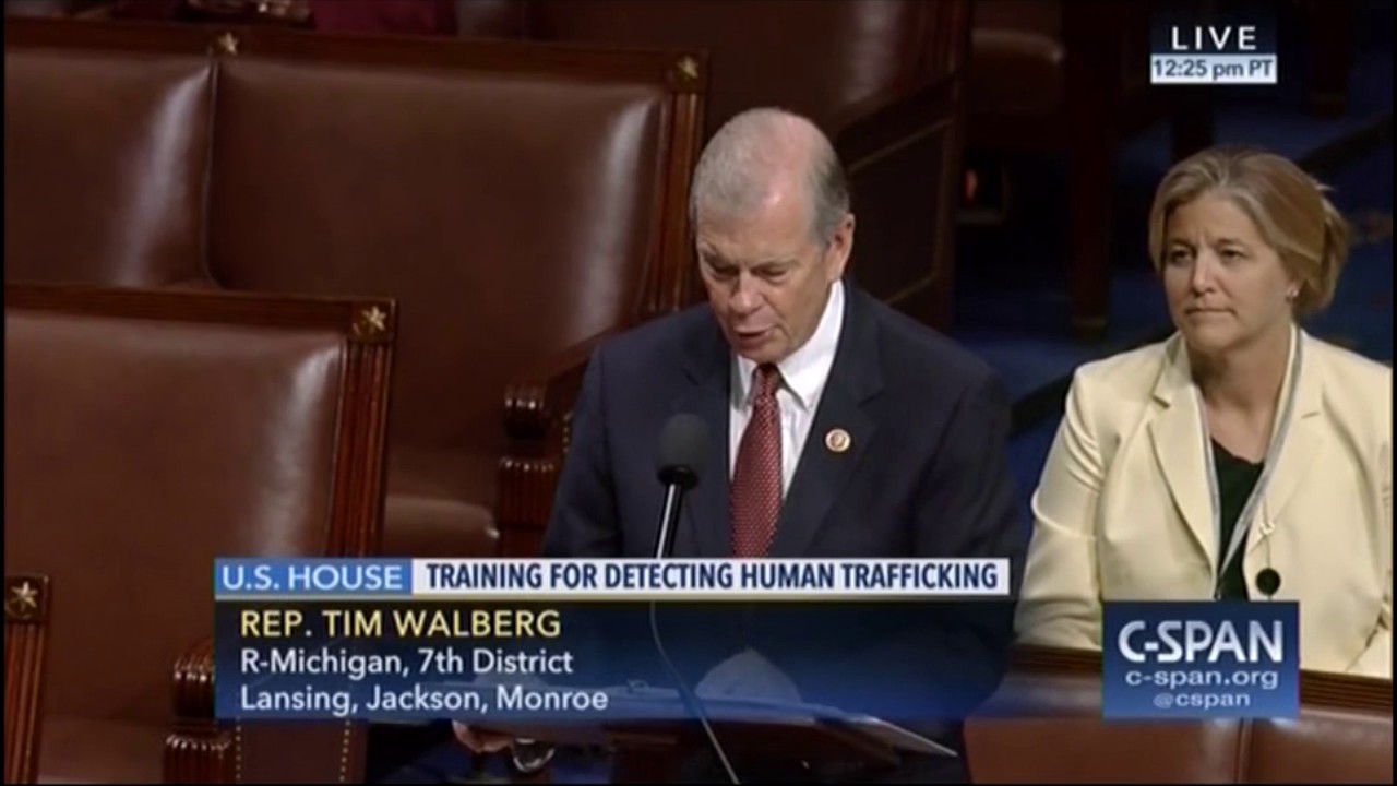 House Passes Walbergs Bipartisan Bill To Fight Human Trafficking Youtube