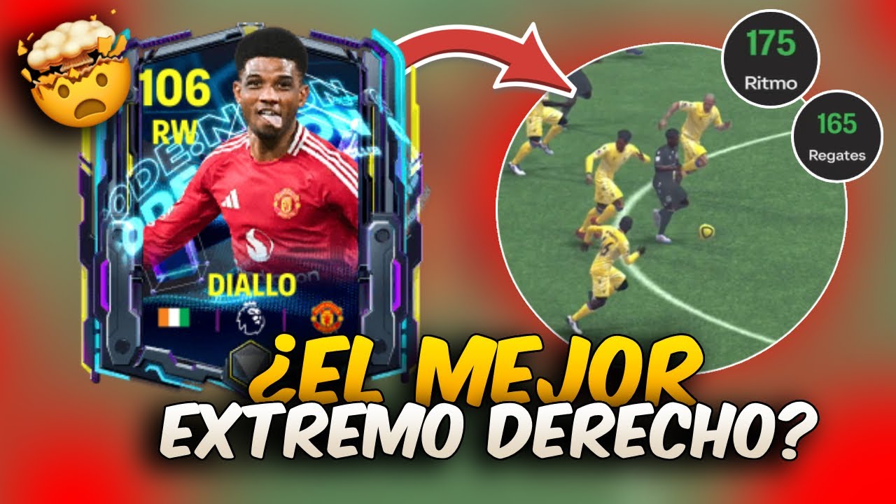 ASI JUEGA AMAD DIALLO EVENTO NEON! 🔥| FC MOBILE 25 - YouTube