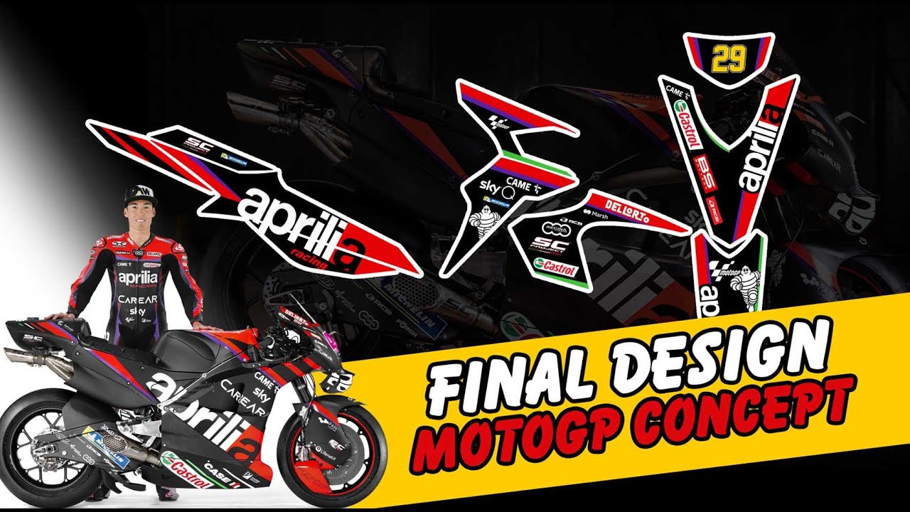 SMASH 115 DECALS DESIGN | MOTOGP CONCEPT APRILIA DESIGN | PART 2 - YouTube