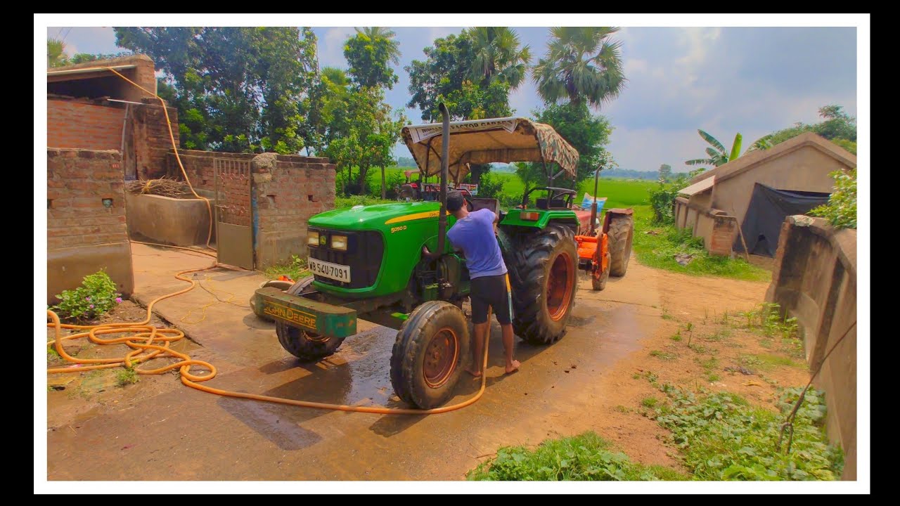 {Viskarama Special } Tractor Shifting And Tractor Washing In High ...