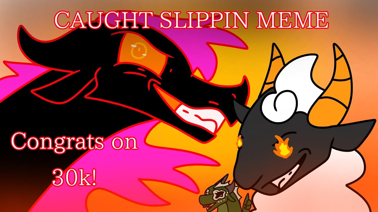 (OLD) Caught Slippin Meme - Congrats on 30k Rachel and DragonSheep ...