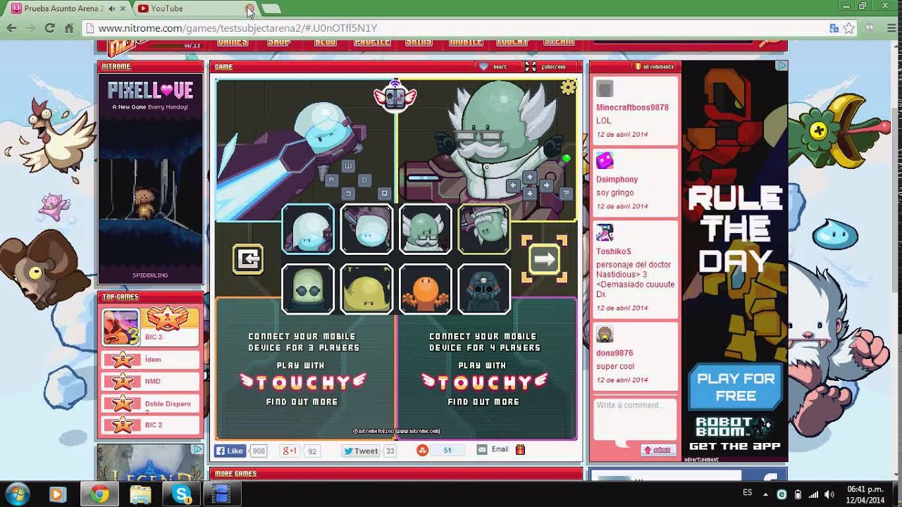 Test Subject Arena 2 - YouTube