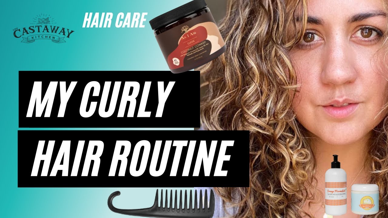 My Curly Hair Routine - YouTube
