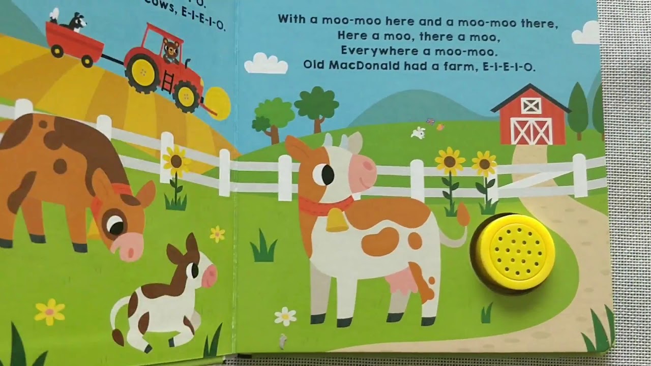 Old MacDonald Sound book with 1 sound - YouTube