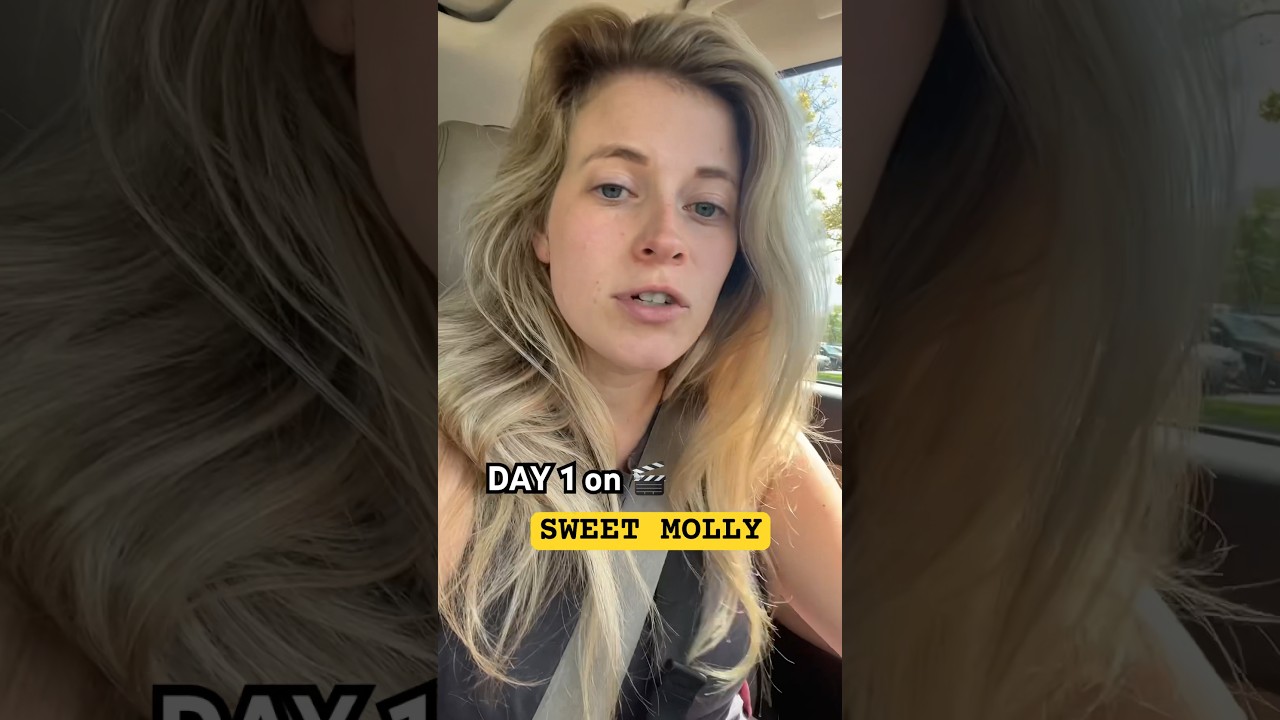 Day 1 on Sweet Molly 🎬 #vlog #shortfilm #flds #polygamy #scifi #actress ...