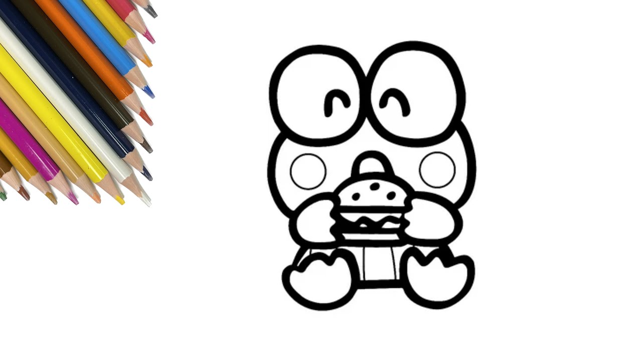 Coloring Kuroppi #kuroppi #kuromi #coloring - YouTube