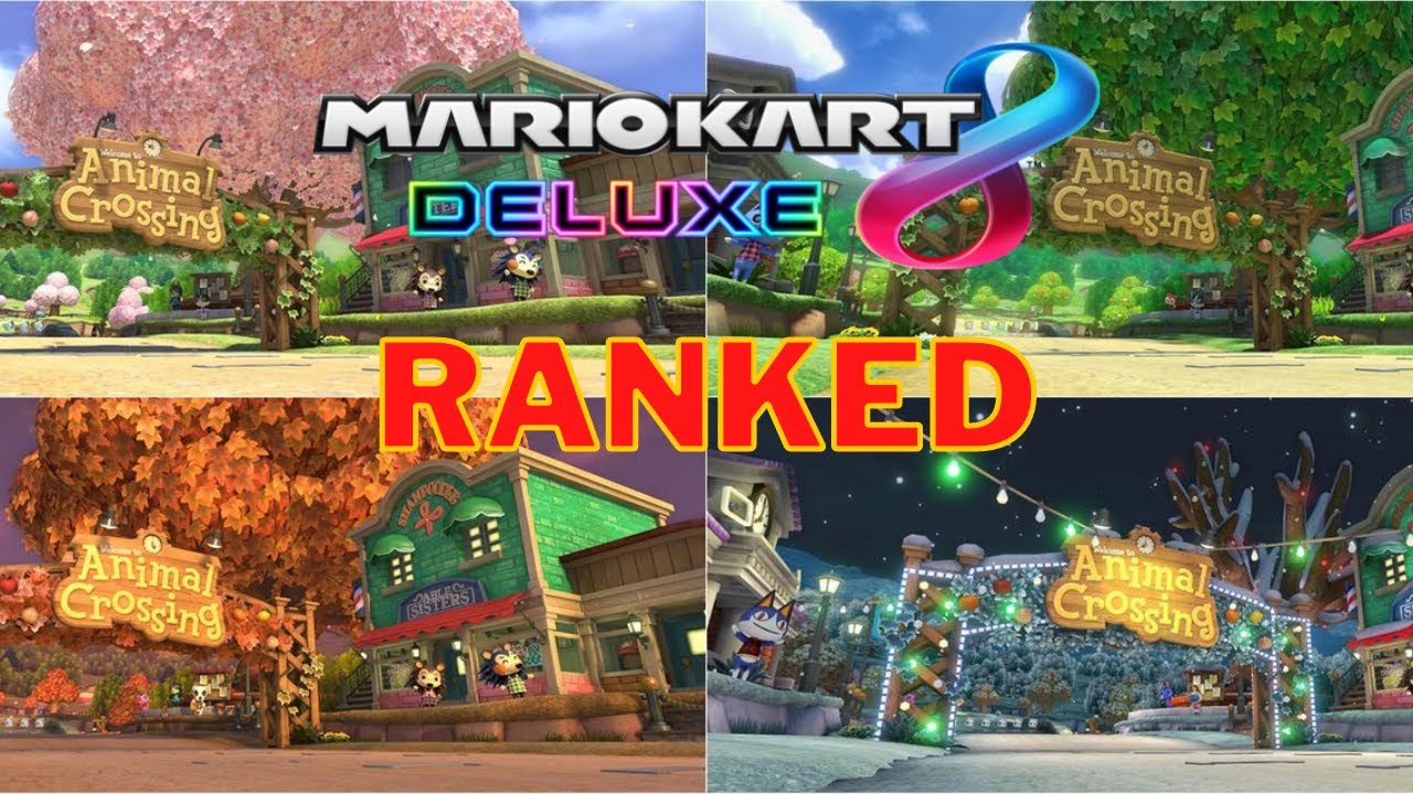 Ranking the Animal Crossing Track Seasons in Mario Kart 8 Deluxe! - YouTube