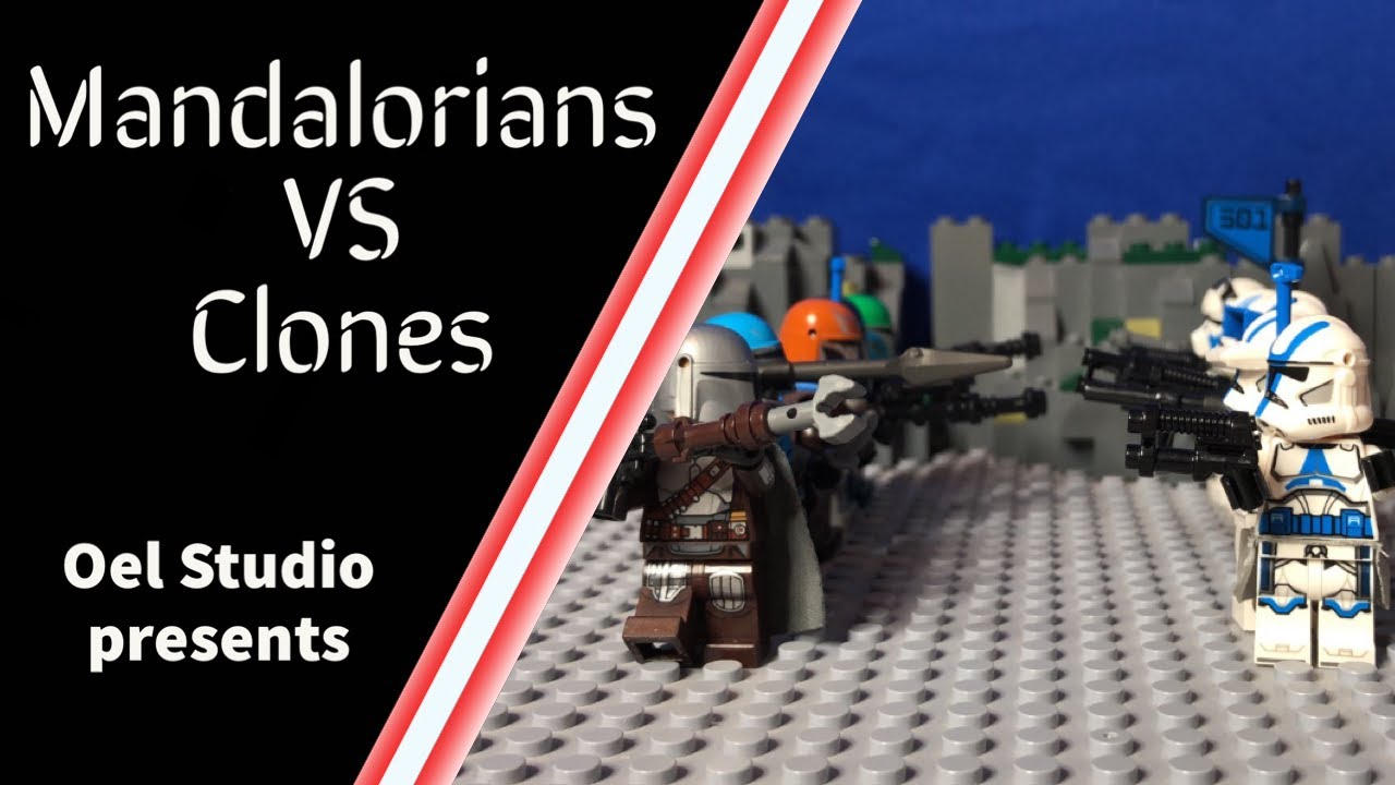 Mandalorians VS Clones - YouTube
