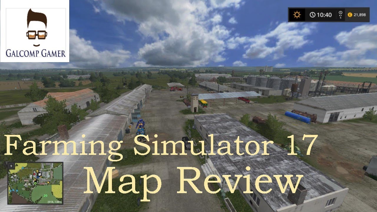 Lets Review a map in farming simulator 17 - YouTube