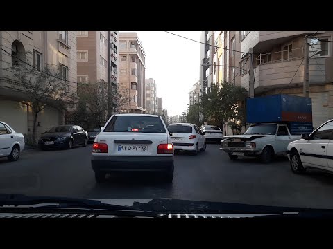 What is like to drive in IRAN ? Driving in Qom city, Gods Town