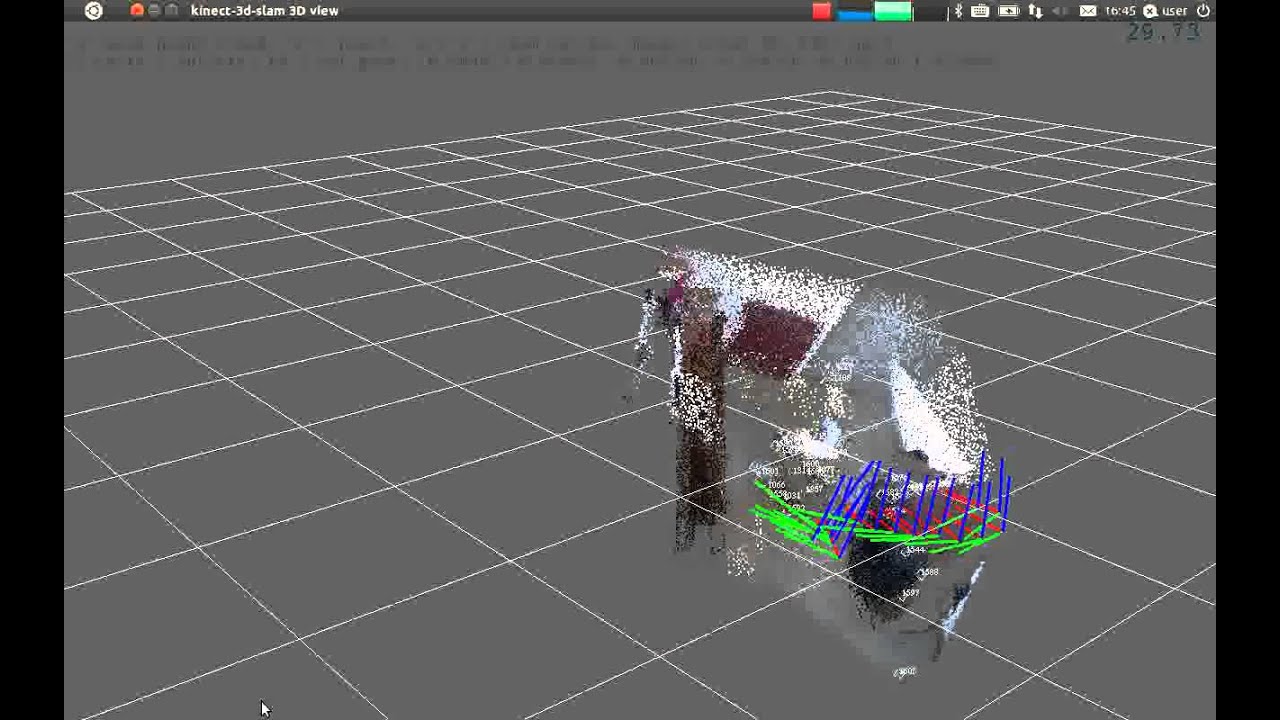 Kinect SLAM@自宅 with mrpt - YouTube