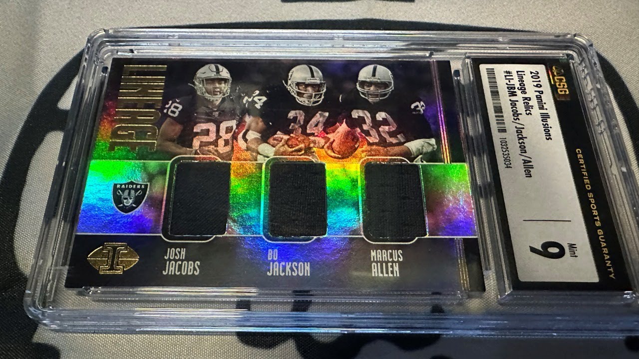 Raiders Football Cards Opening Ultimate Collection- Part 5 - YouTube