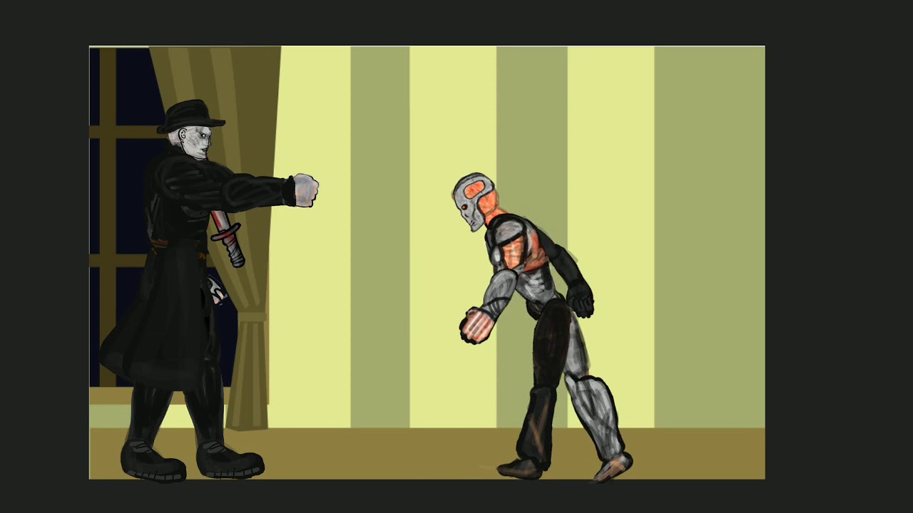 Tyrant vs Uber Jason | drawing cartoon 2 (music link in the description ...