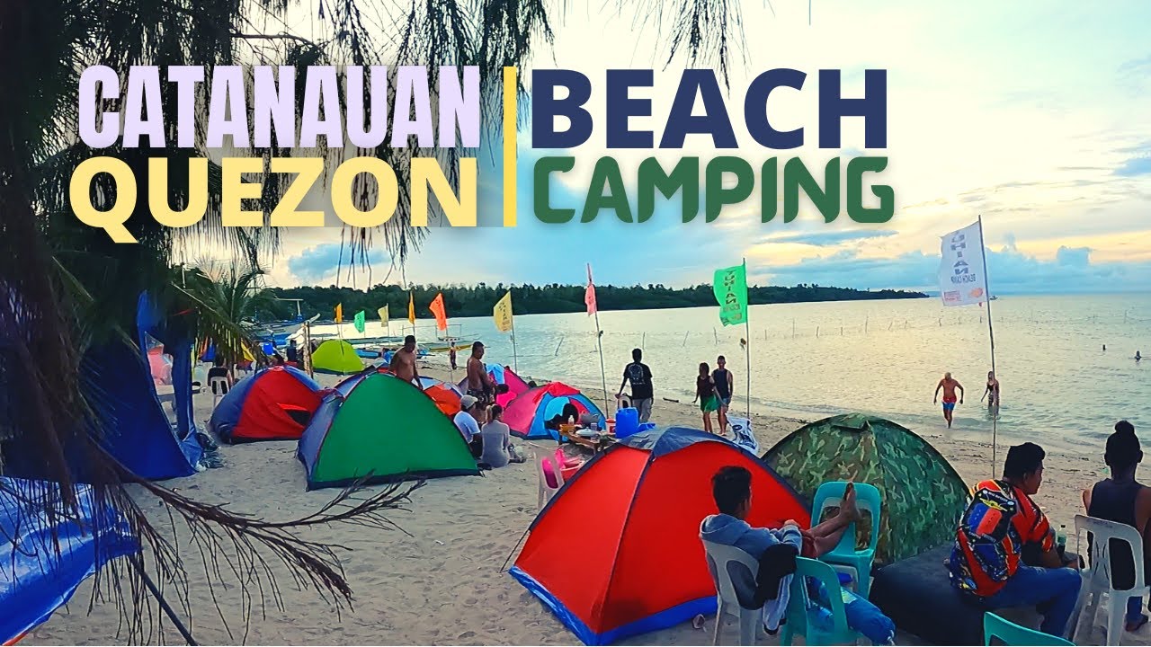 Beach Camping at Tuhian Beach Camp Catanauan, Quezon [Travel ...