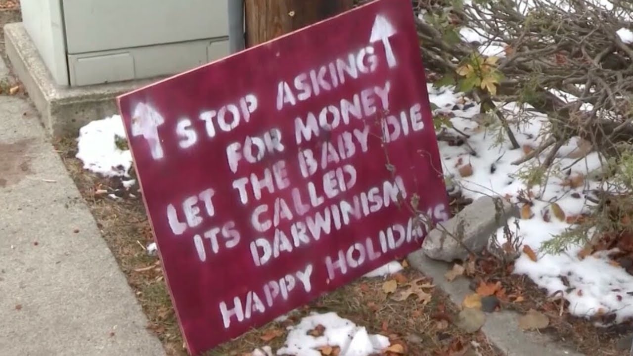 This Sign Attacks Dad Who Is Trying To Raise Money For Disabled Son YouTube this-sign-attacks-dad-who-is-trying-to-raise-money-for-disabled-son-youtube