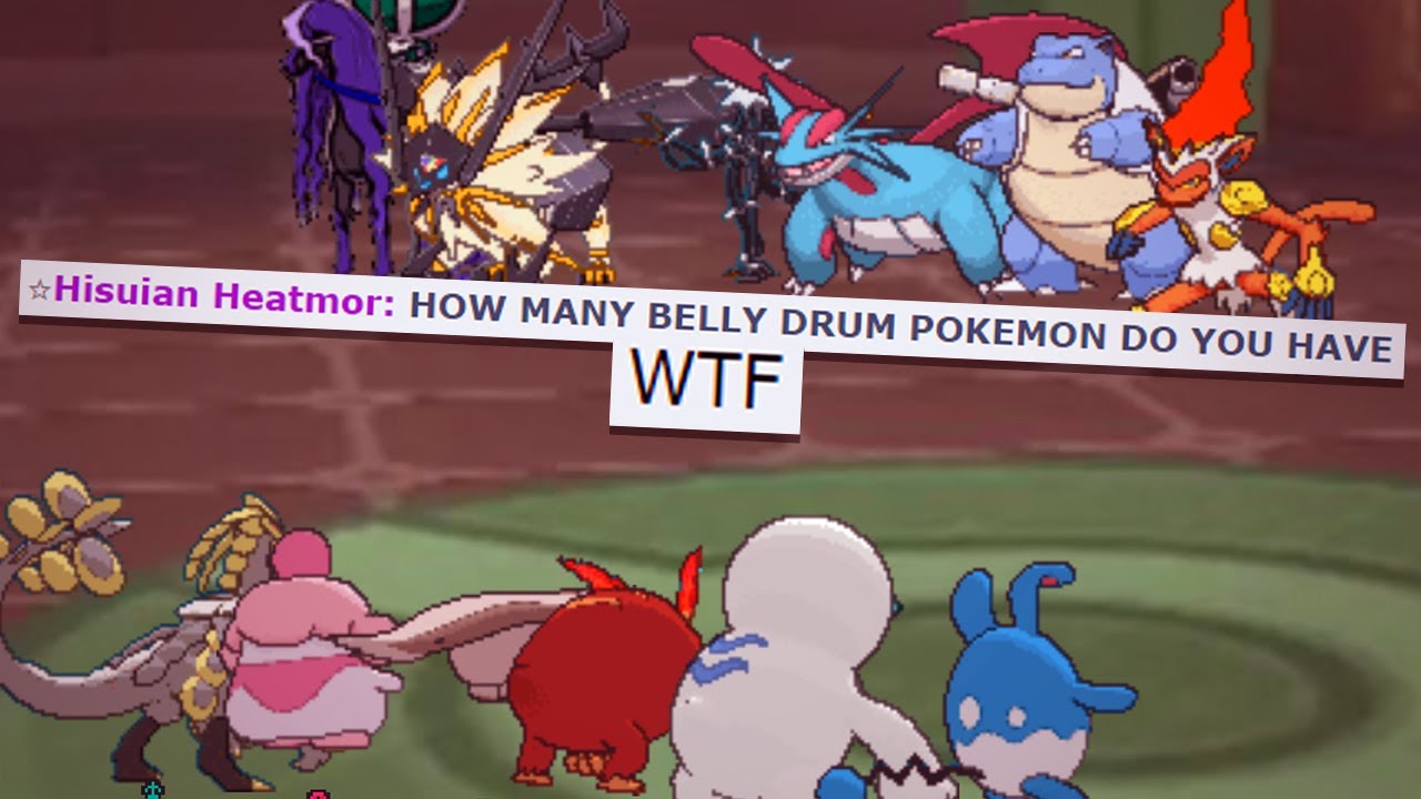 Sweeping a Pokemon player with 6 Belly Drum Pokemon - YouTube