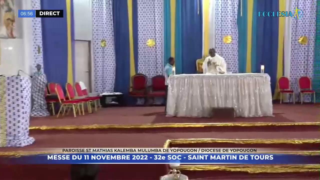 [DIRECT] Messe du 10 novembre 2022 en direct de St Mathias Kalemba ...