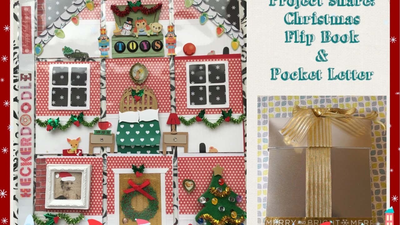 Flip Book & Pocket Letter: Christmas Themed - YouTube