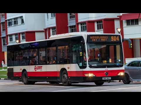 [No Door Closing Signage] SMRT Buses 904 Mercedes-Benz Citaro - YouTube