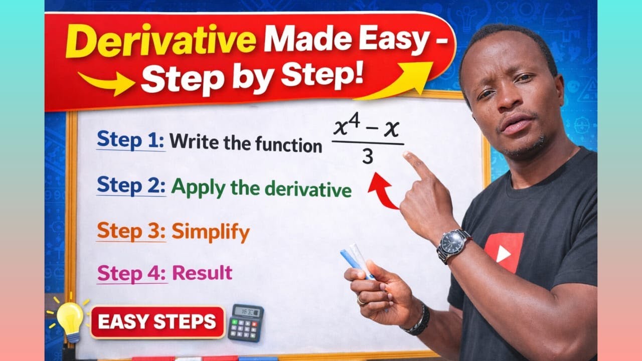 Easy Derivatives for Beginners - YouTube
