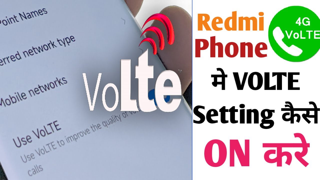 Redmi Mobile Me Volte Setting Kaise Enabaled Kare || Volte Setting In Redmi || #volte # ...