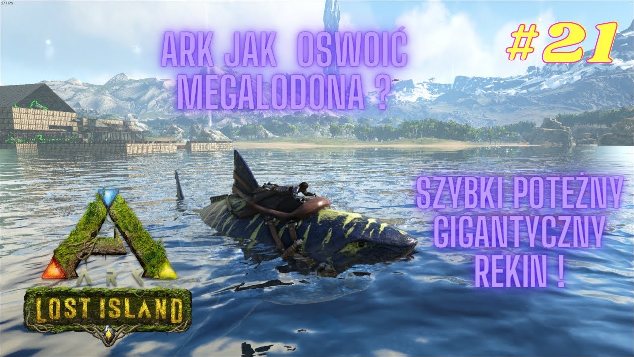 Ark megalodon rekin shark taming breeding jak oswoić ark megalodon ...