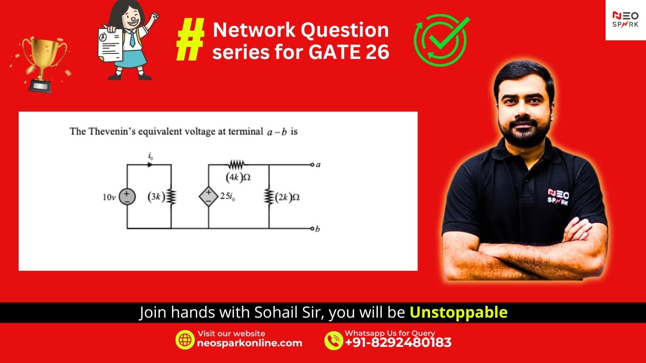 #05 Network Question Series for GATE 26 | EE | ECE | IN - YouTube