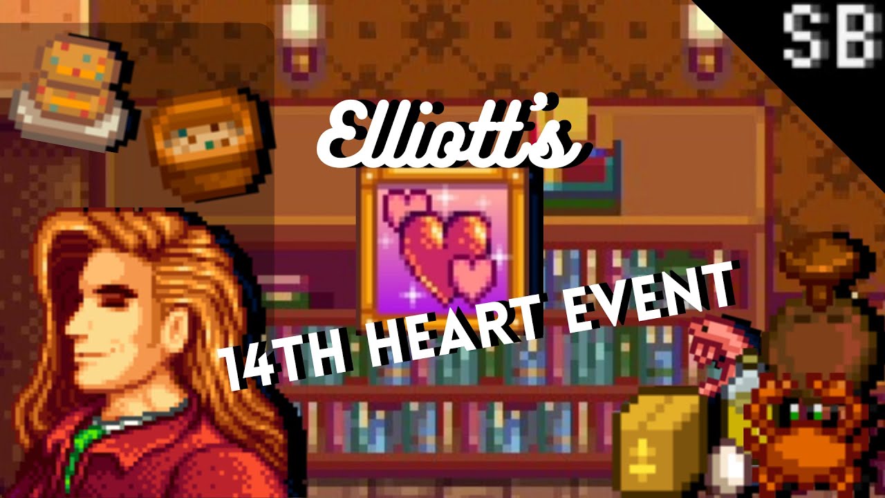 Elliott's 14th Heart Event • Stardew Valley - YouTube