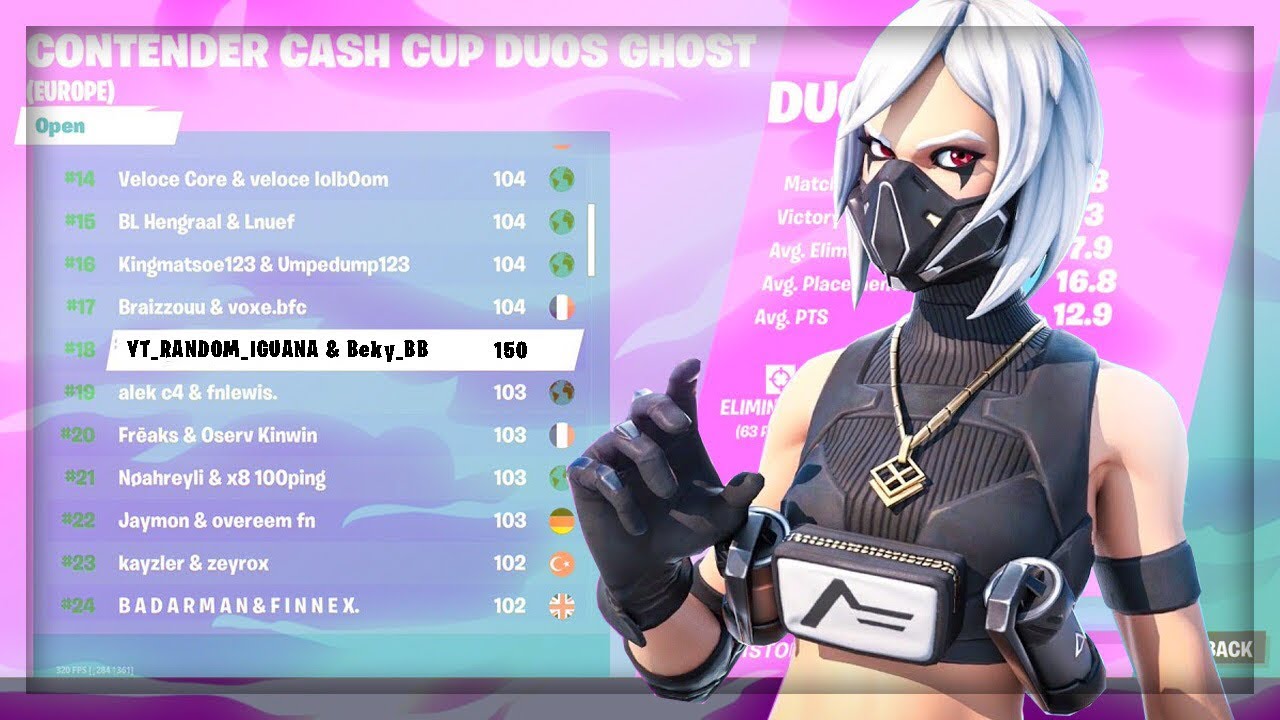 DUOS CONTENDER CASH CUP / 150 pts 🏆 (CONSOLE vs PC) - YouTube