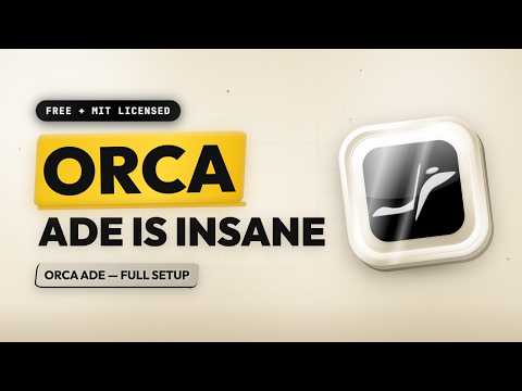 Orca ADE: FREE Tool Running 5 Agents At Once, Claude Code + Codex + OpenCode