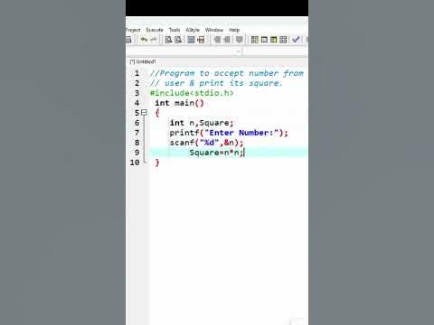 How to find Square of Number?||#shorts #viral #programming #foryou #cloudcode #coding # ...