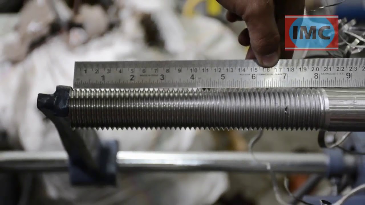 SS304 Grade Rod Threading Machine Manufacture in india - YouTube