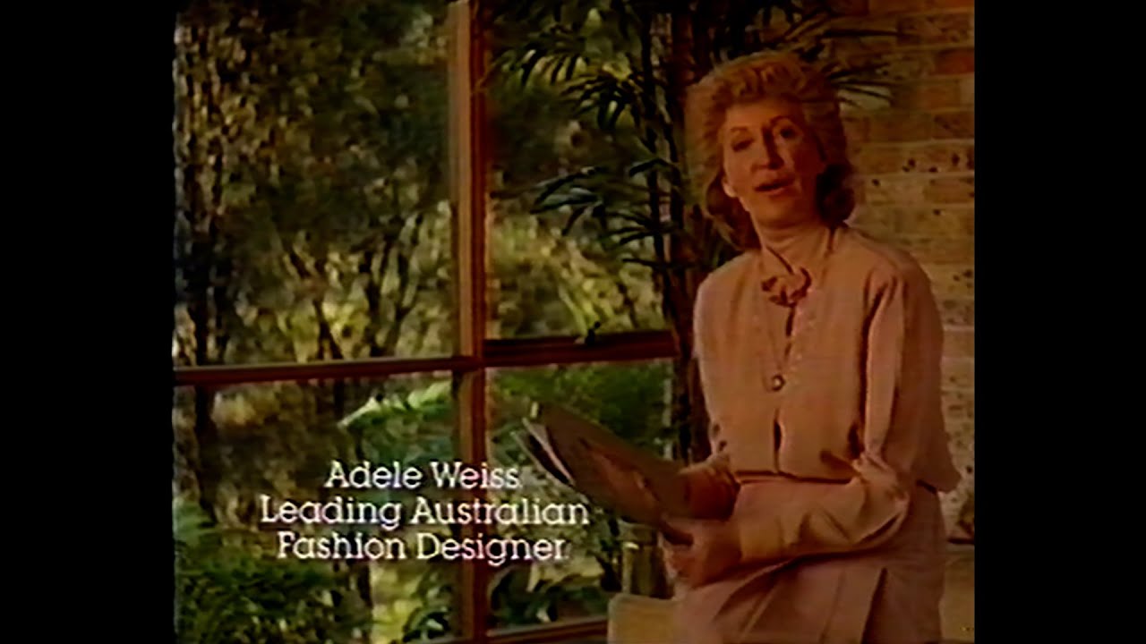 Luxaflex "Fashion all the way" - Adele Weiss - Australian TV AD ...