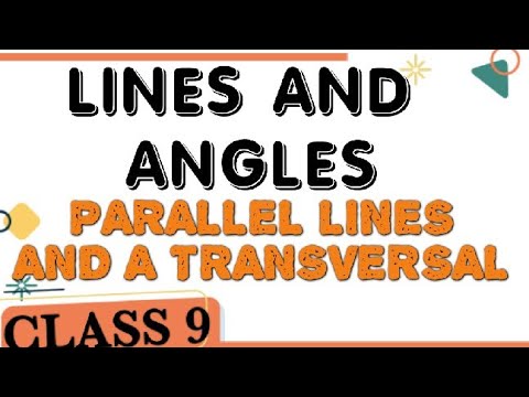 #class9linesandangle CLASS 9|LINES AND ANGLES| PARALLEL LINES AND A ...