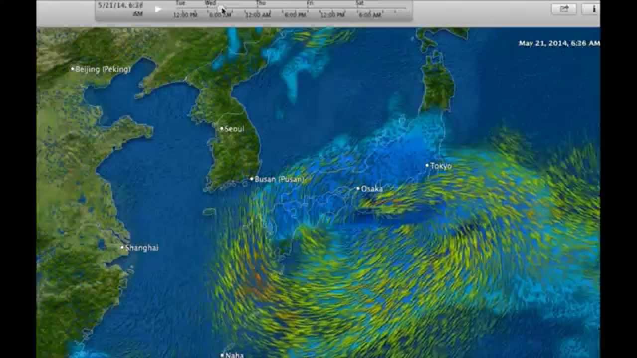 Strong Spring Storm Over Japan & China, Westpacwx Outlook - YouTube