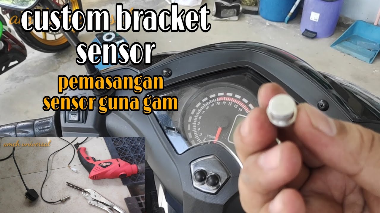 cara pemasangan sensor speedometer digital - YouTube