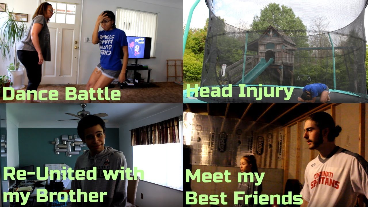 WEIRDEST VLOG DAY | DOUBLE BACKFLIP FAIL | MEET MY SISTER | MEET MY ...