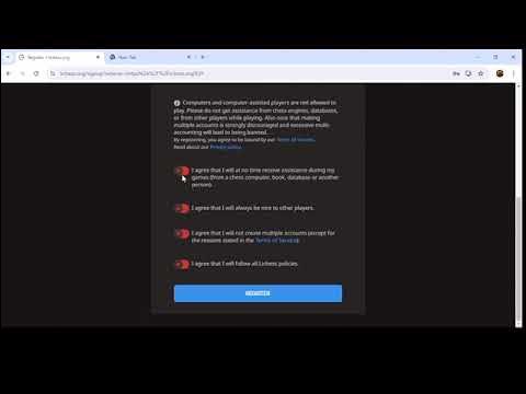 How To Easily Create a Lichess Account - YouTube