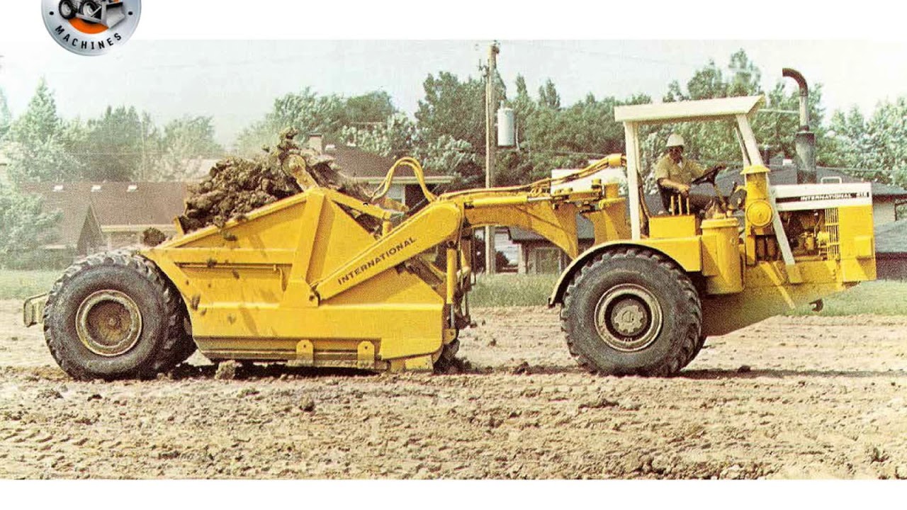 Classic Machines: International's Model 412 scraper - YouTube