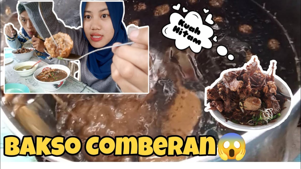 KUAH HITAM BIKIN KAGET!!! Ternyata ini BAKSO COMBERAN Pakde BEWOK DEPOK ...