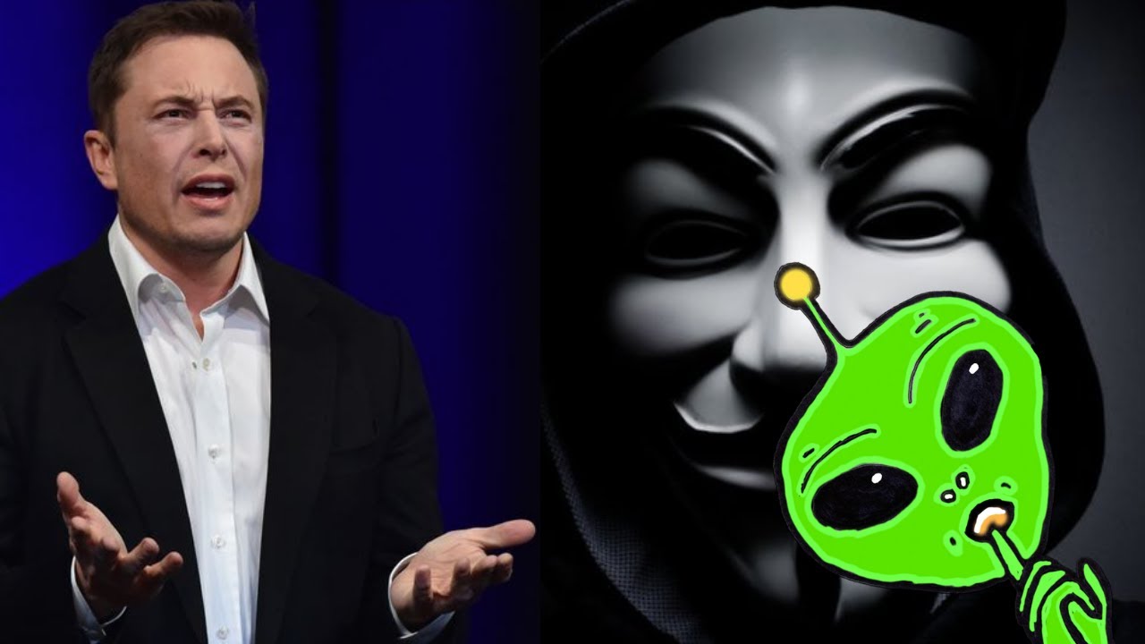 Elon Musk Responds To Anonymous Hacker Group Message - YouTube