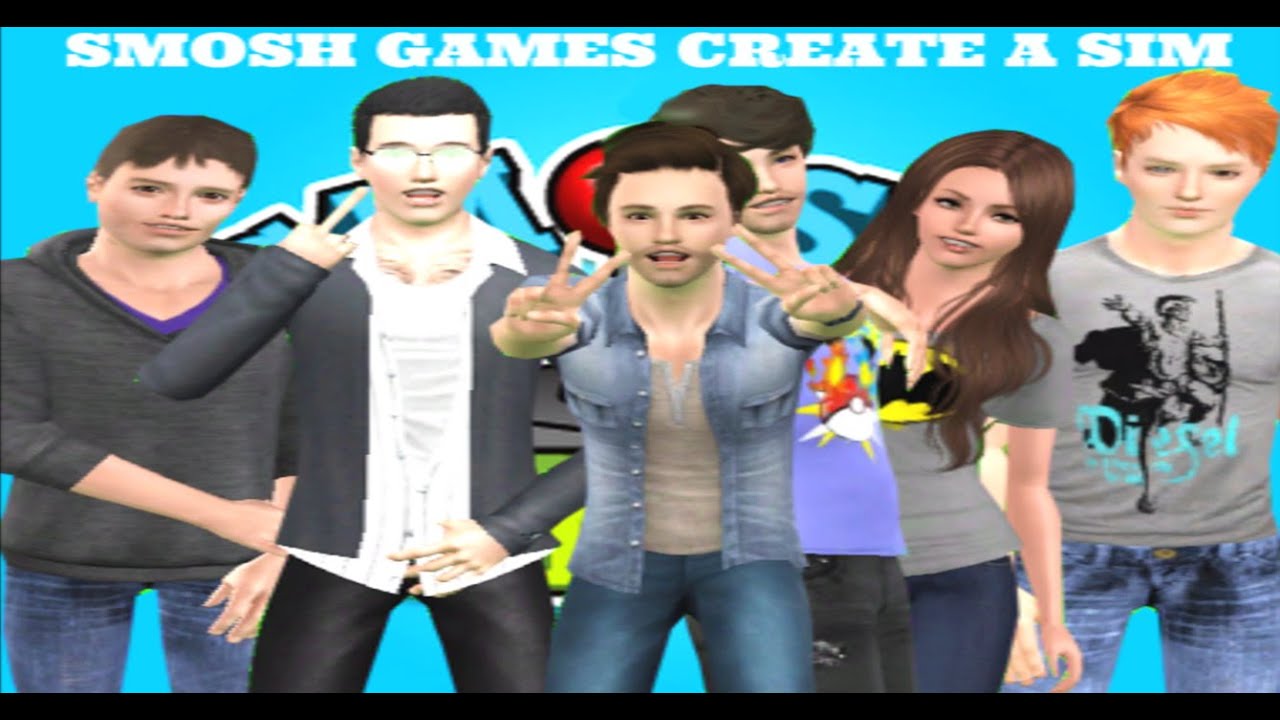 Smosh Games Crew | Sims 3 Create A Sim - YouTube
