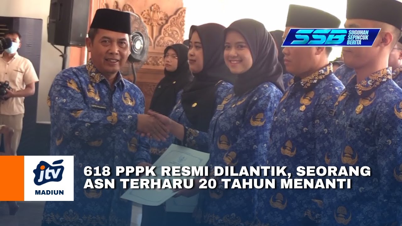 Kab Madiun - 618 PPPK Resmi Dilantik, Seorang ASN Terharu 20 Tahun ...