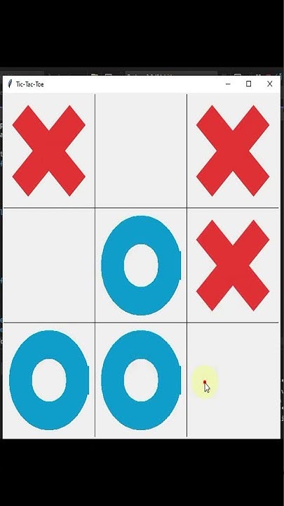 How to build a Tic Tac Toe game using python program #shorts #python #python3 #MyBloopers - YouTube