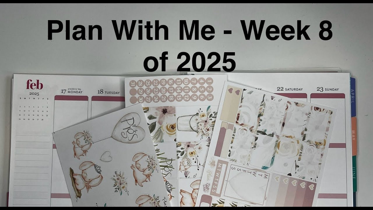 Destiny Plans - Plan With Me - Week 8 of 2025 - YouTube