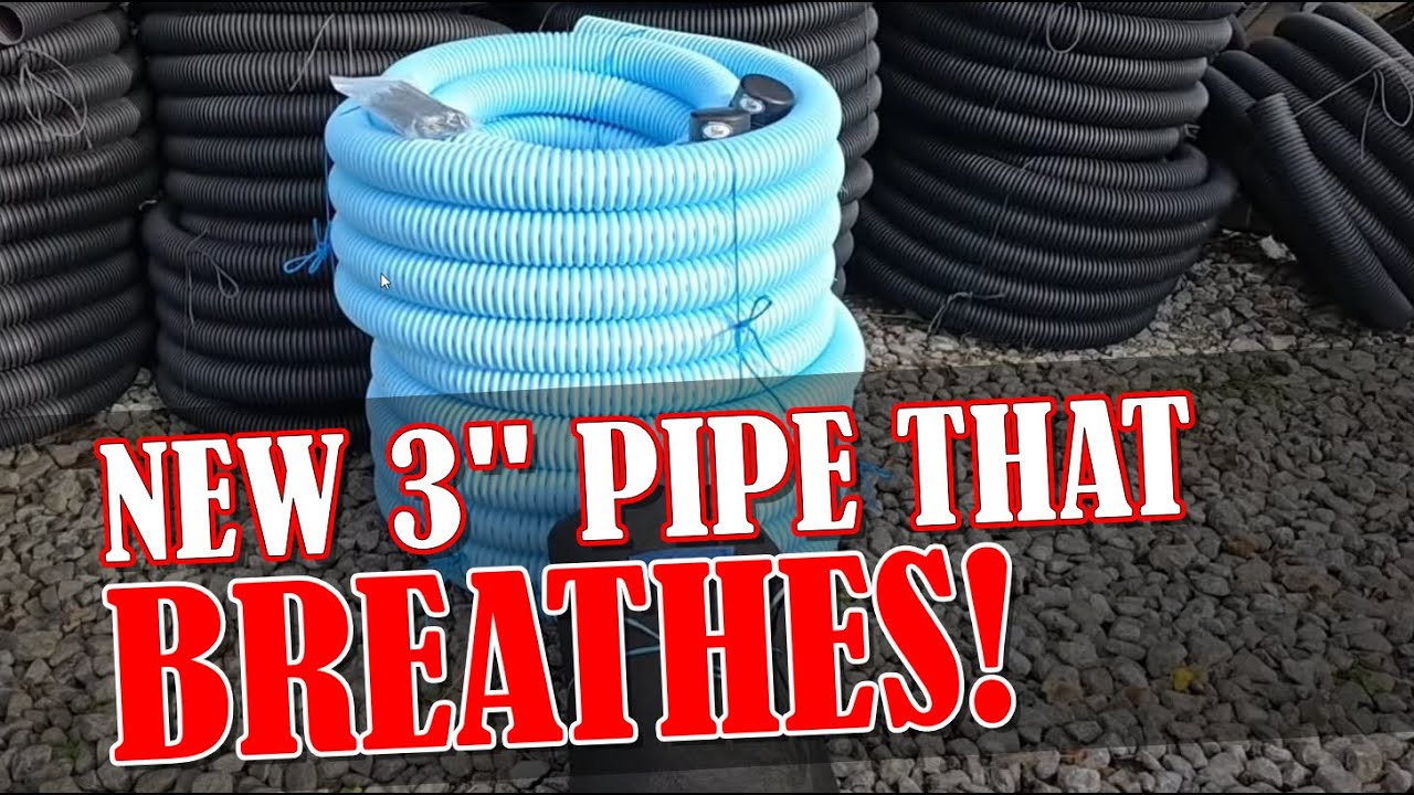 3" x 100' Double Pipe French Drain Kit - Easy DIY - YouTube