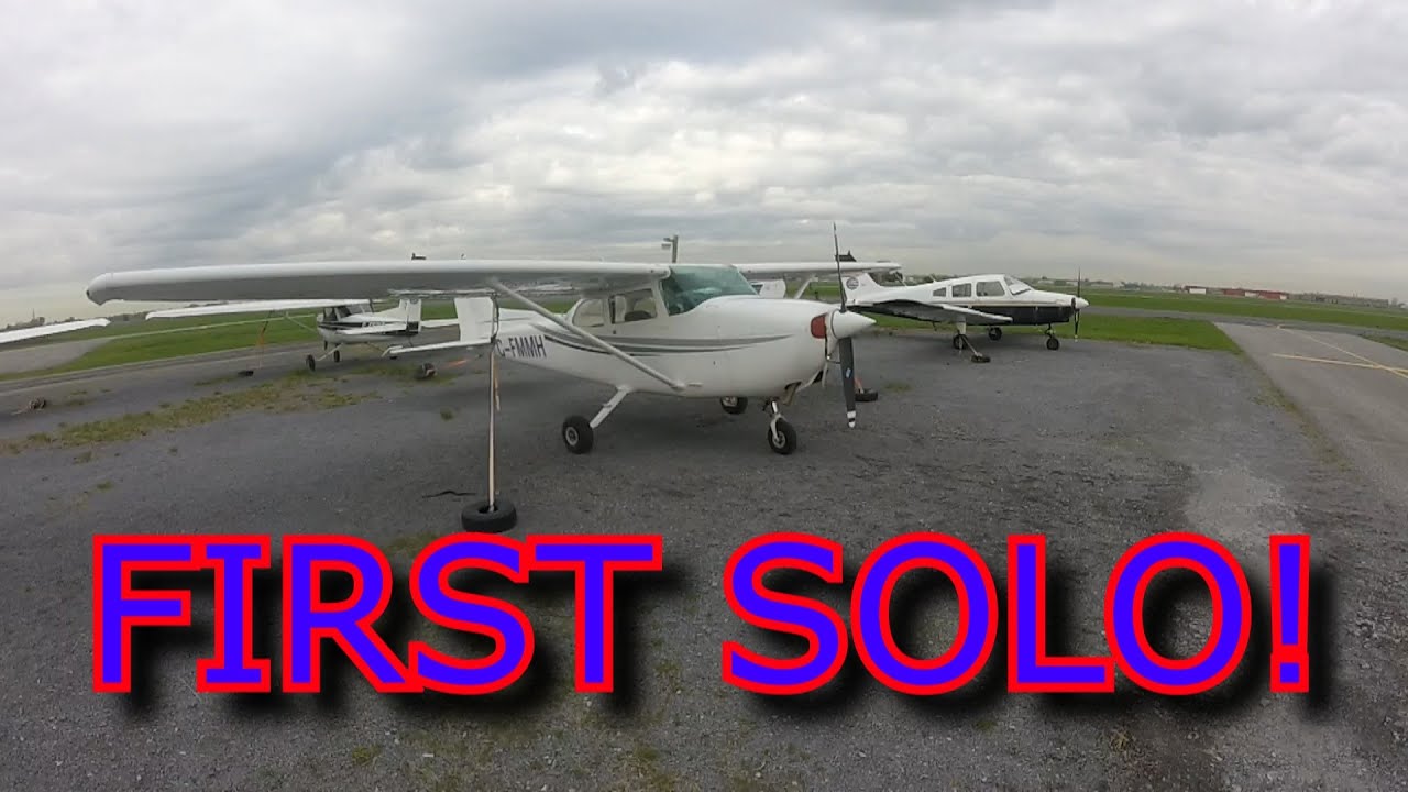 My First Solo Flight! C172 @ CYHU (ATC Audio) - YouTube