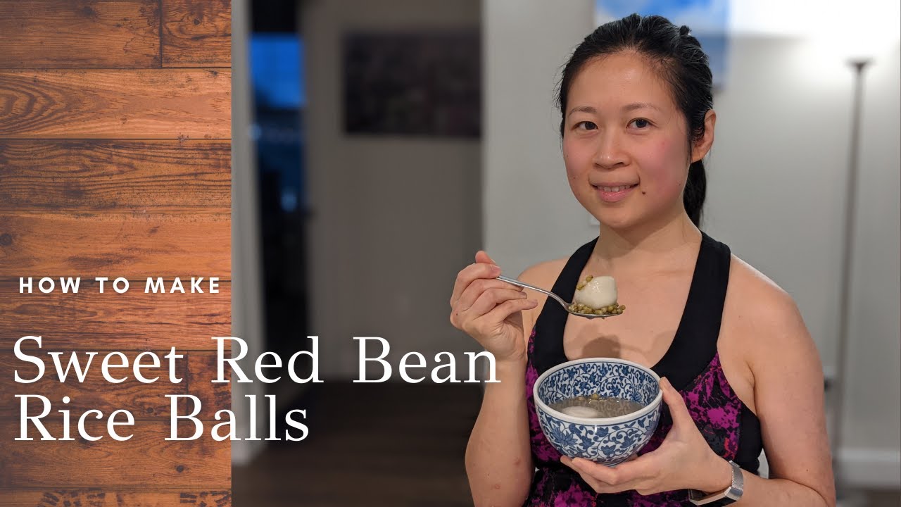 Sweet Red Bean Paste Rice Balls (红豆元宵) - YouTube