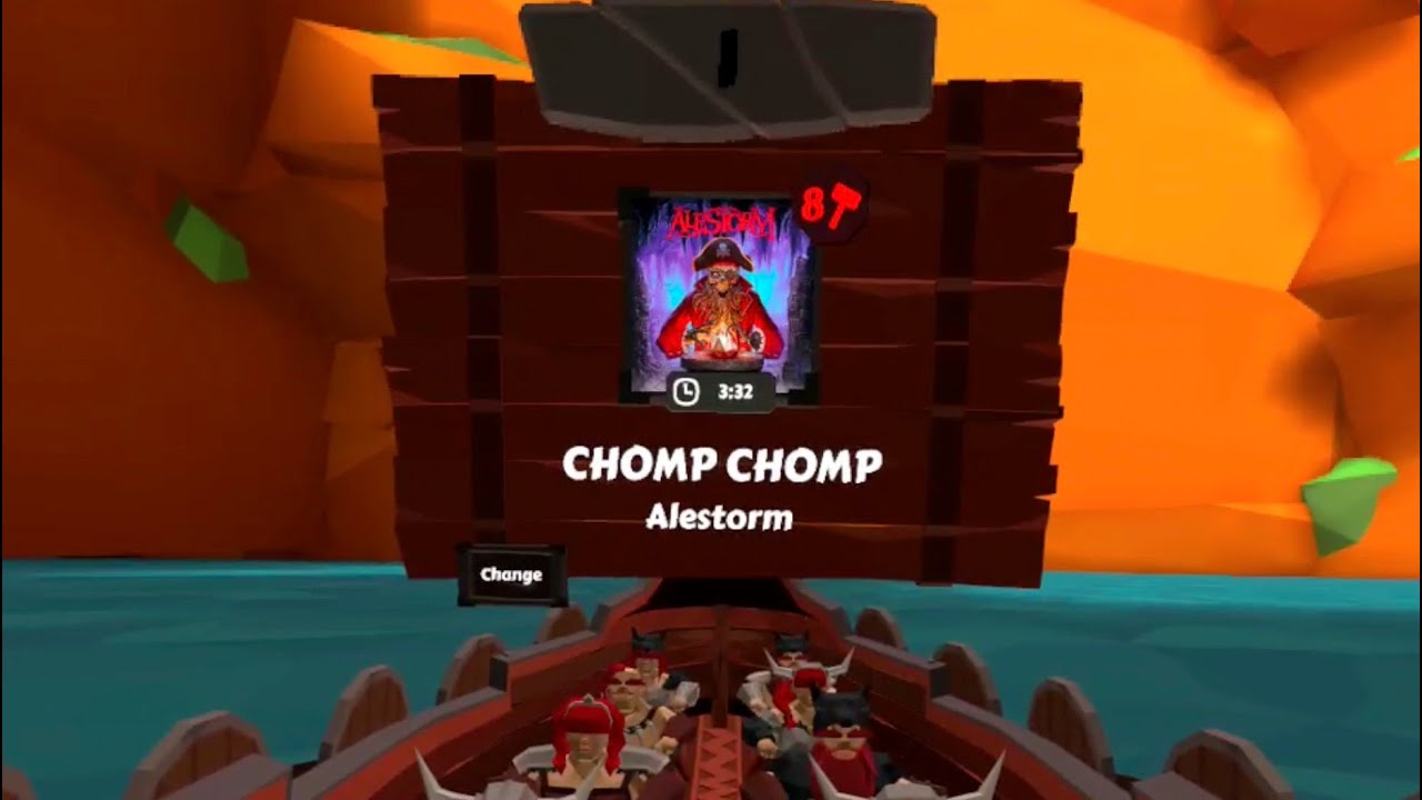 Chomp Chomp (Alestorm) - Level 8 🥇 #Ragnarock #VR - YouTube