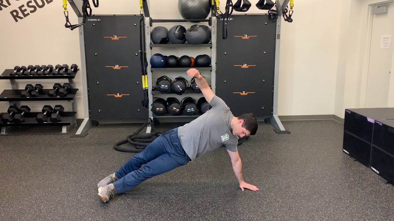 Side Plank Twist - YouTube